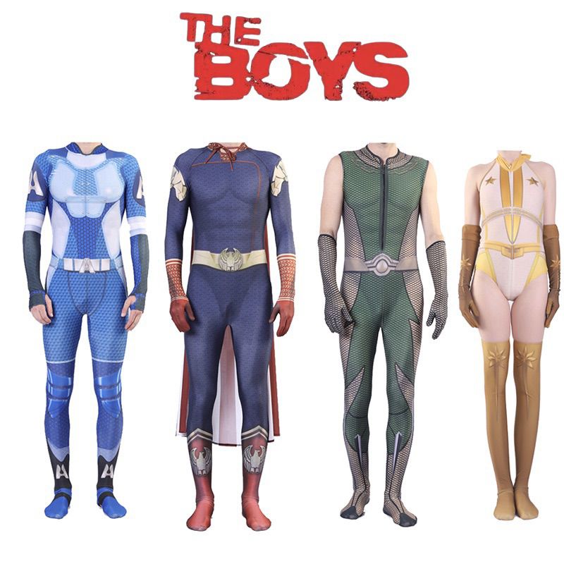 The Boys Homelander A-Train The Deep The Seven Starlight Cosplay ...