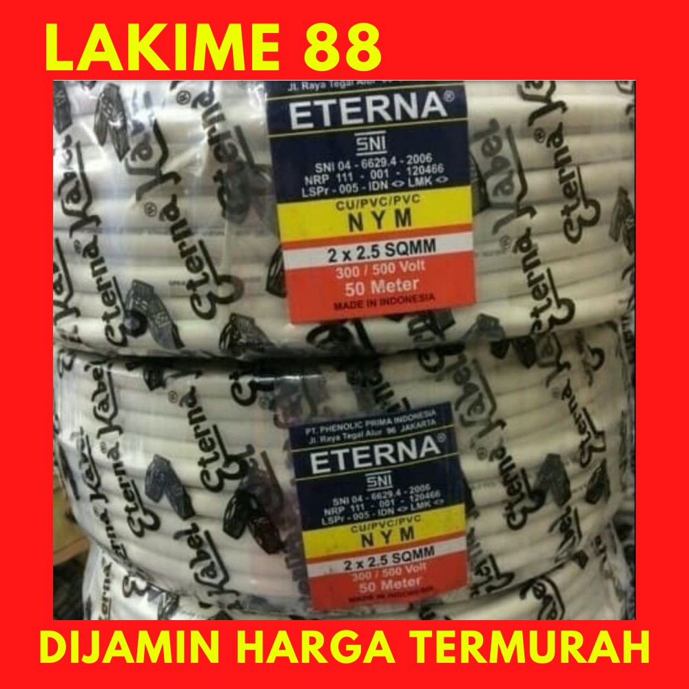 Cable Eterna 2x2.5 (precio por metro) | Shopee México