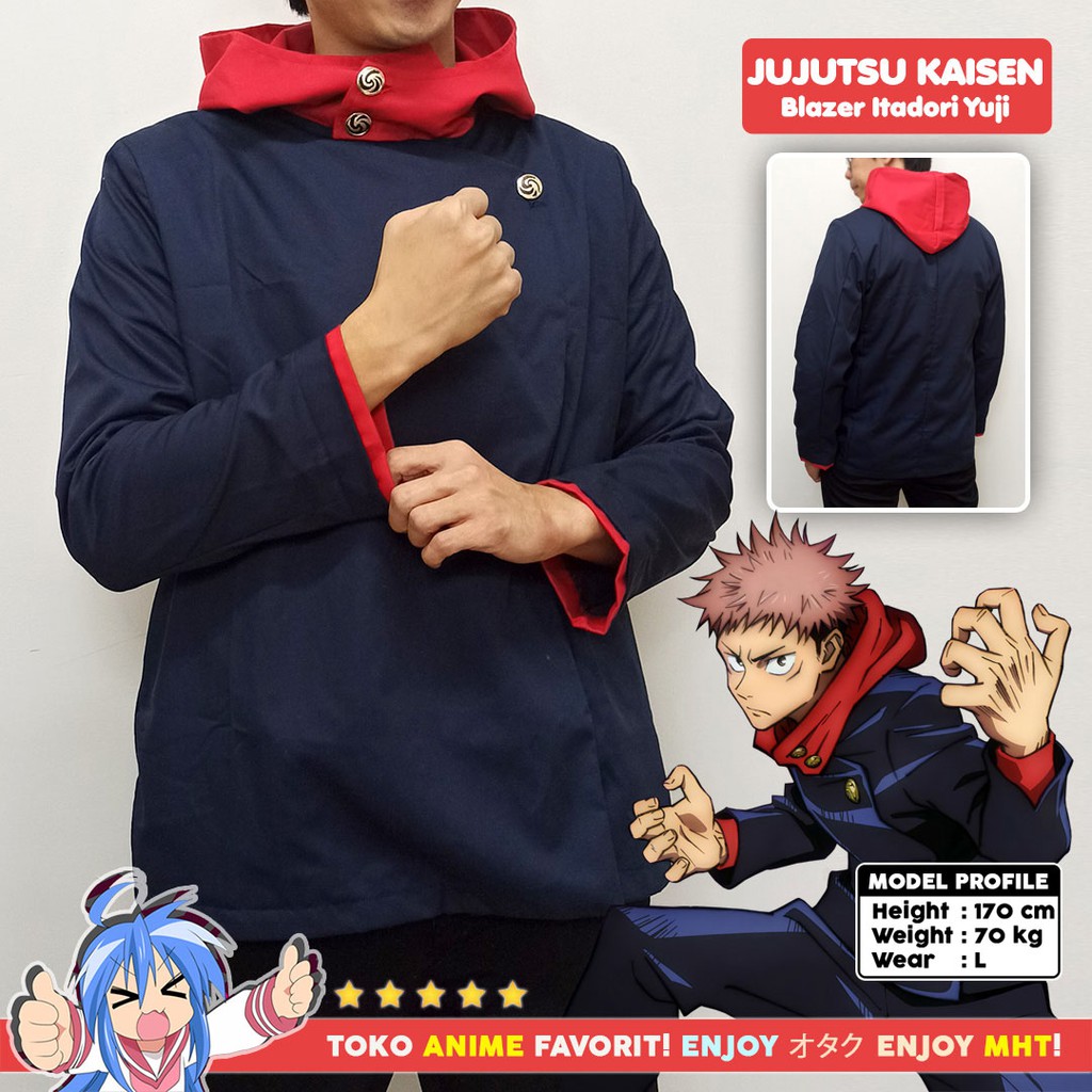 Chamarra Blazer Anime Tiedye Jujutsu Kaisen Itadori Yuji Sukuna Cosplay ...