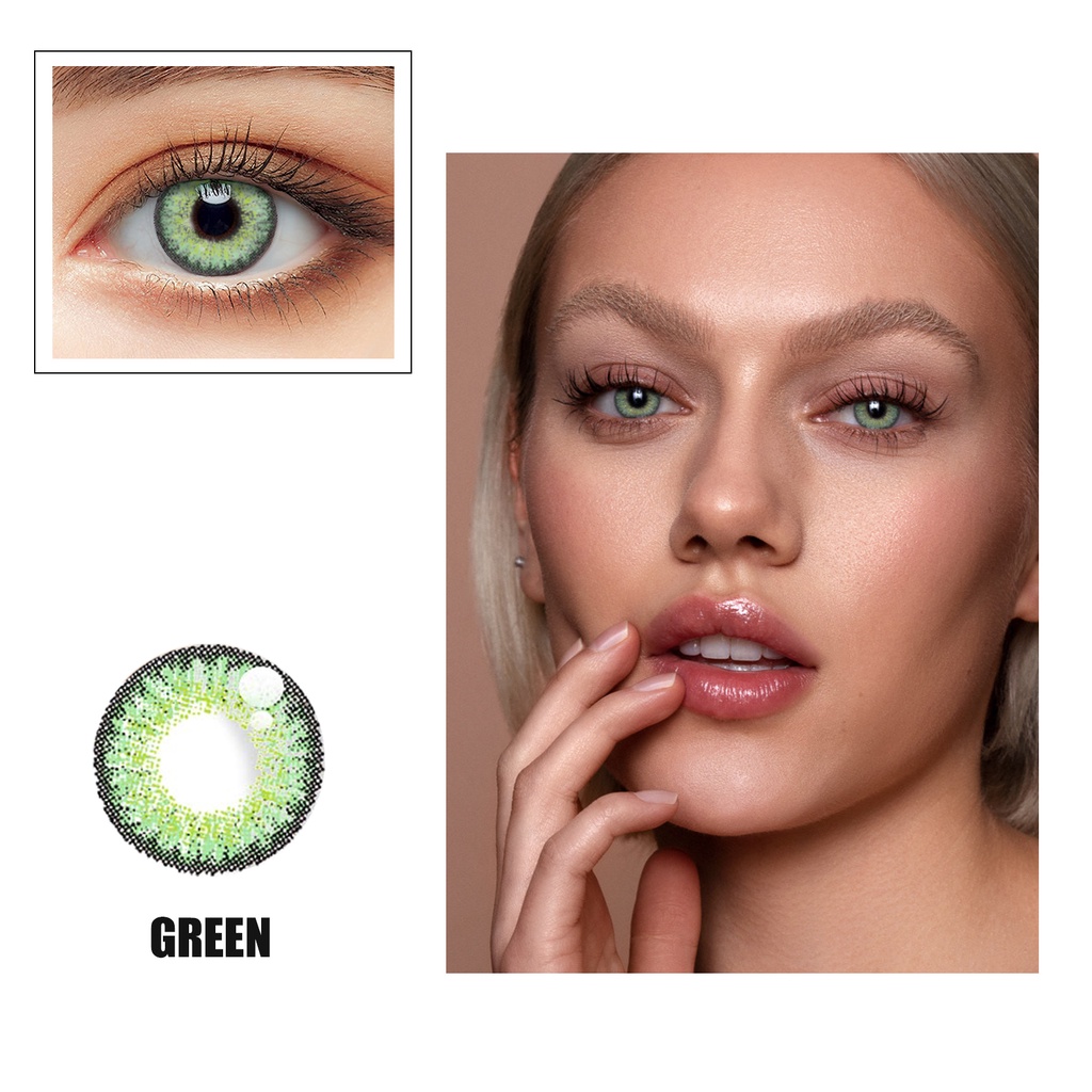 [Venta Al Por Mayor] Maxiy Girl Novmas 1 Par De Lentes De Contacto De ...