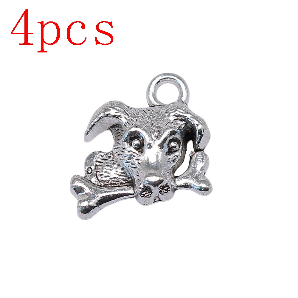 Charms Perro Pata Hueso Encantos Para Hacer Joyas Suministros Hechos A ...