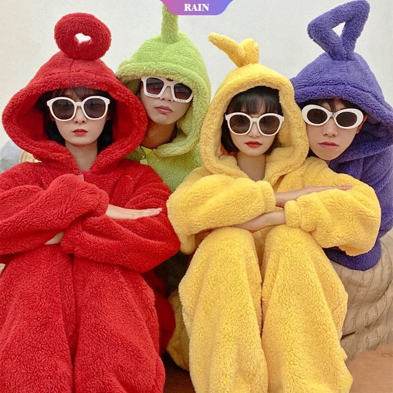 Nuevo Disfraz De Teletubbies Adultos Laa-Po Tinky Winky Dipsy Onesies ...