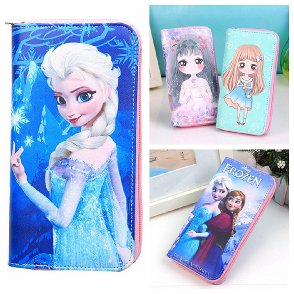 Cartera Frozen Monedero De Dibujos Animados Lindo Para Niña Carteras ...