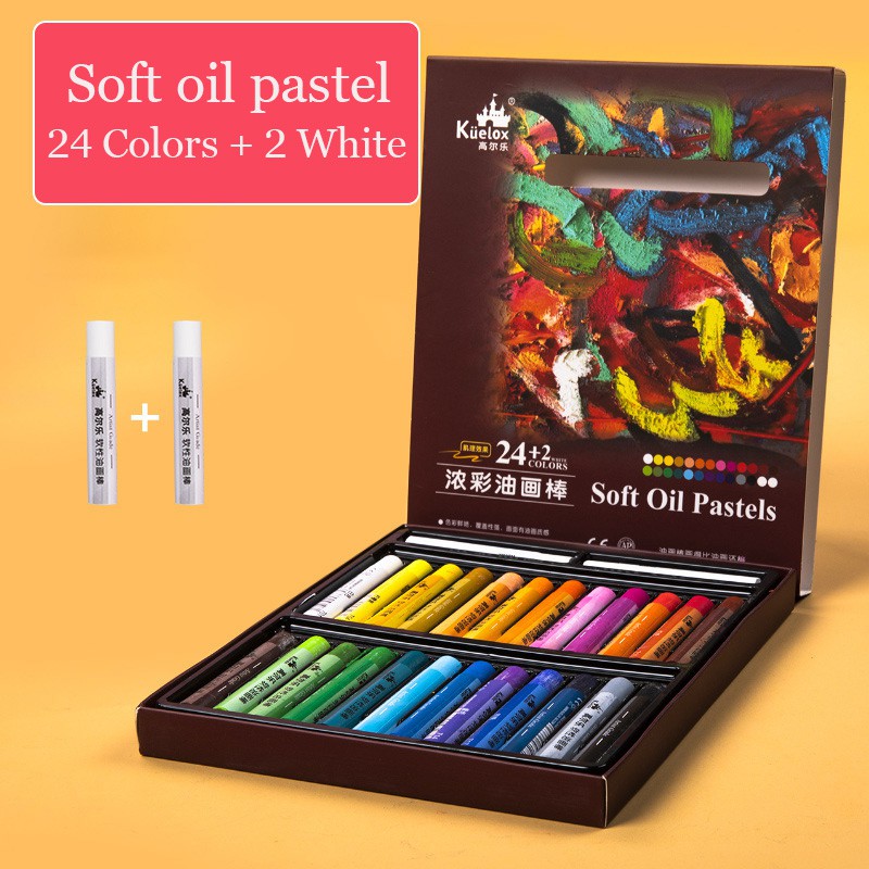 Juego De Pastel Al Óleo De 24/36/48 Colores , Pintura Profesional Suave ...