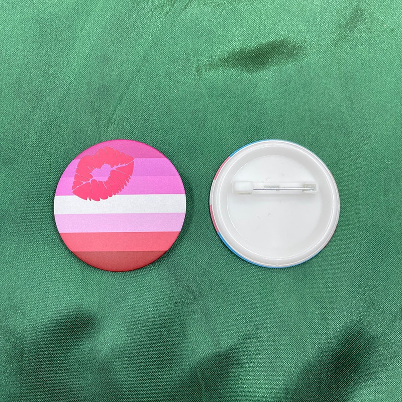 Arco Iris Insignia Broche Gay LGBT Pride Banner Insignia Acrílico ...