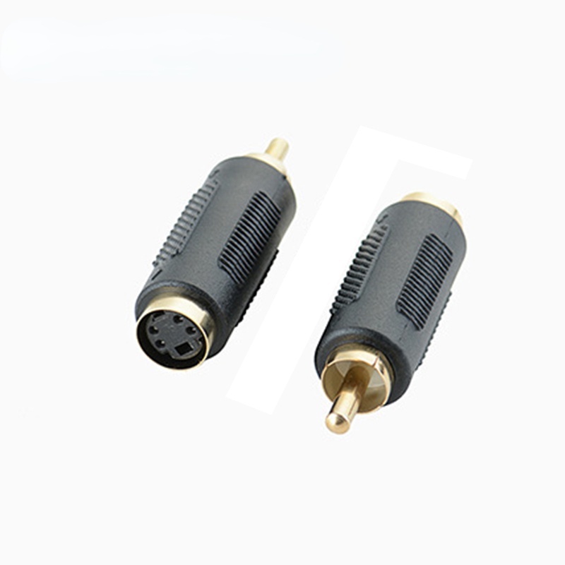 RCA Macho Compuesto A 4 Pines S-Video svideo Hembra Adaptador ...