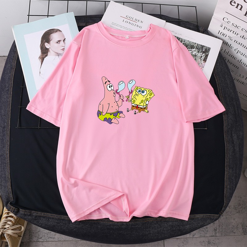 Bob Esponja Squarepants Patrón De Dibujos Animados De Manga Corta O