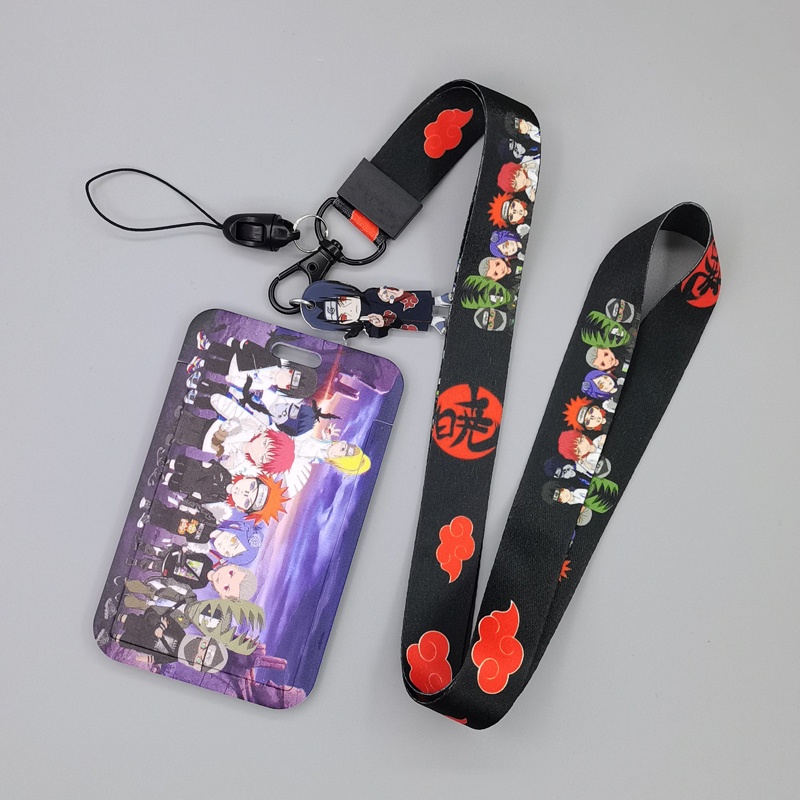 Anime Naruto ID Card Holder Bus Card Holder Worker Card Holder Titular ...