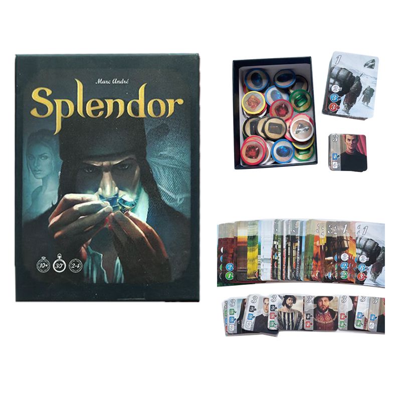 Juego De Mesa Splendor Versión Completa En Inglés Mini Para Fiesta De ...