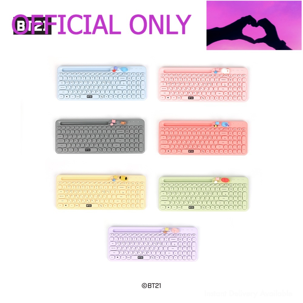 Oficial Solo [BT21] BT21 Little Buddy Baby Teclado Bluetooth ...