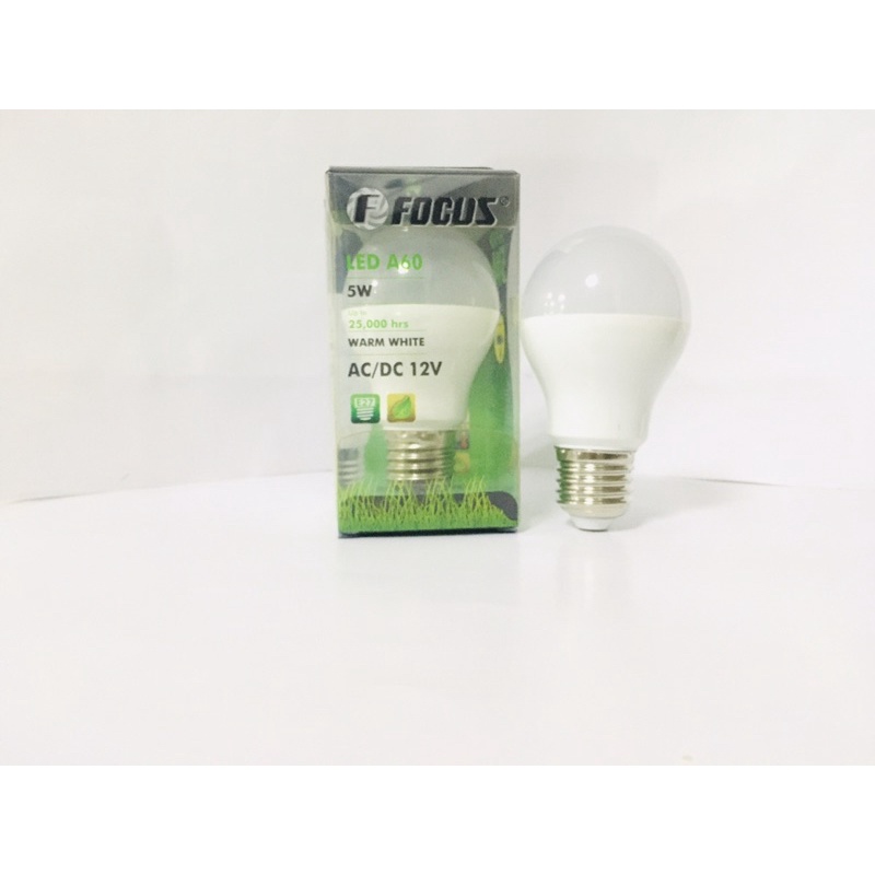 Luces LED Ac / DC 12 voltios A60 E27 5 watt Warmwhite / amarillo | Shopee México