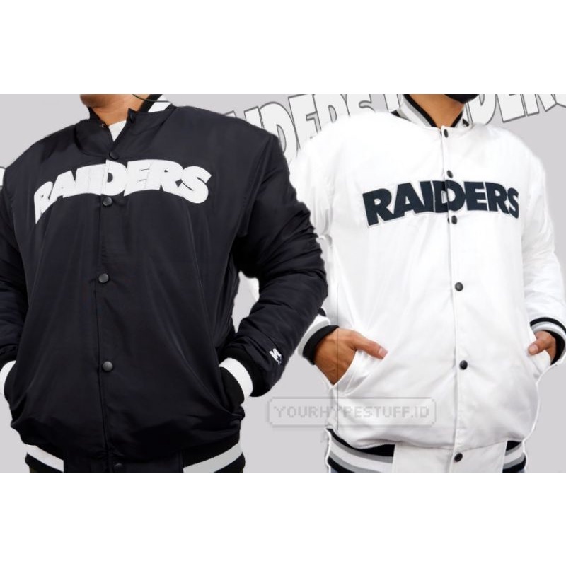 Varsity STARTER NFL Equipo De Fútbol Americano RAIDERS Chamarra De ...