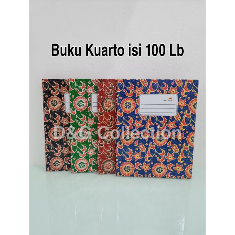 Quarto Book Contiene 100 Hojas De Papel/Libro De Contabilidad | Shopee ...