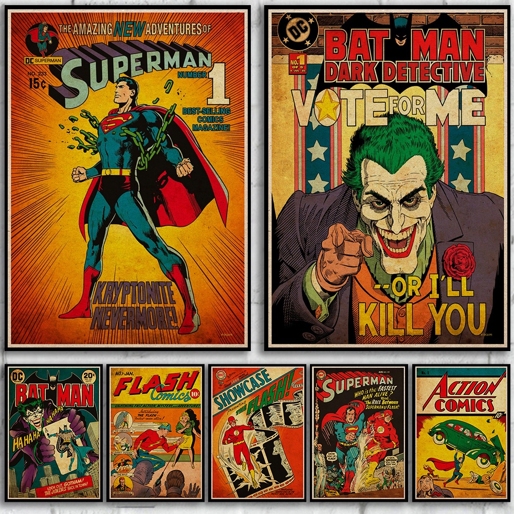DC Poster Collection II Batman/Payaso Papel Kraft De Alta Calidad ...