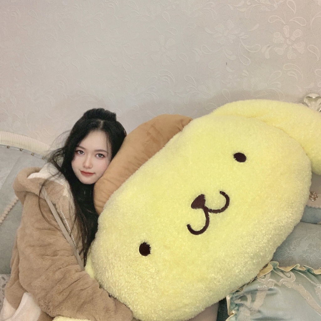 Gran Tamaño Lindo Sanrio Pom Purin Almohada Suave Cómodo Esponjoso ...