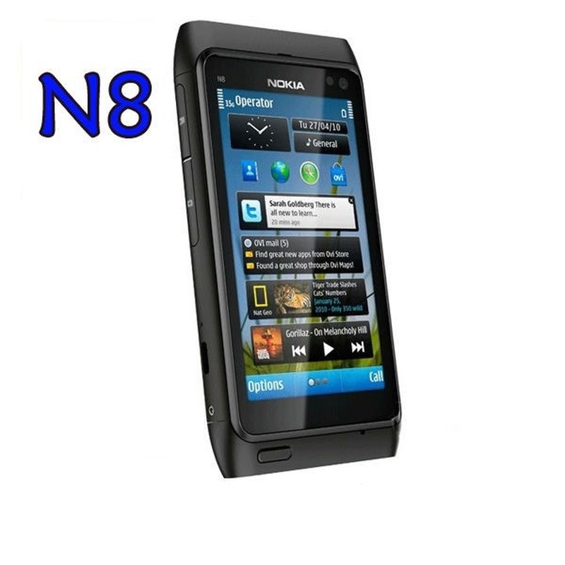 Nokia N8 Teléfono Móvil 3G WIFI GPS 12MP Cámara 3.5 " Pantalla Táctil ...