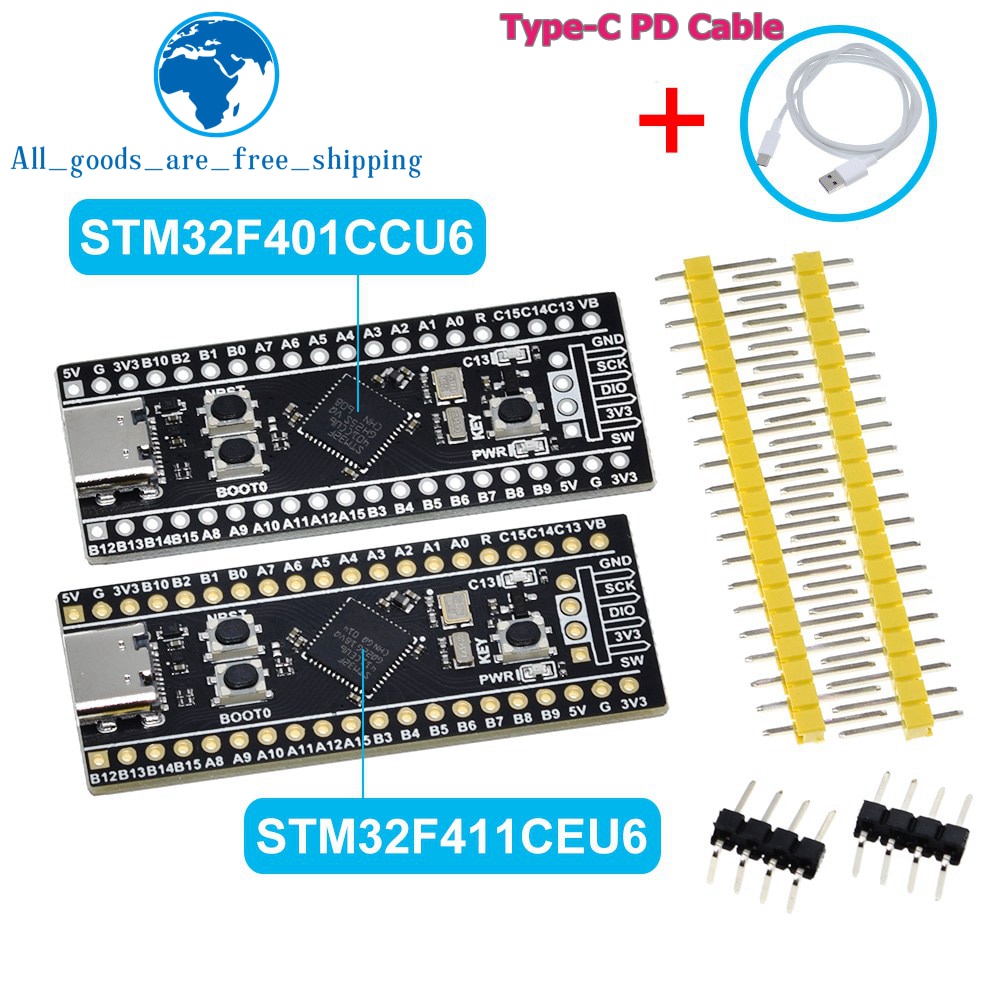 Placa De Circuito De Desarrollo Stm32F401 Stm32F401Ccu6 Stm32F411Ceu6 Stm32F4 Para Arduino ...