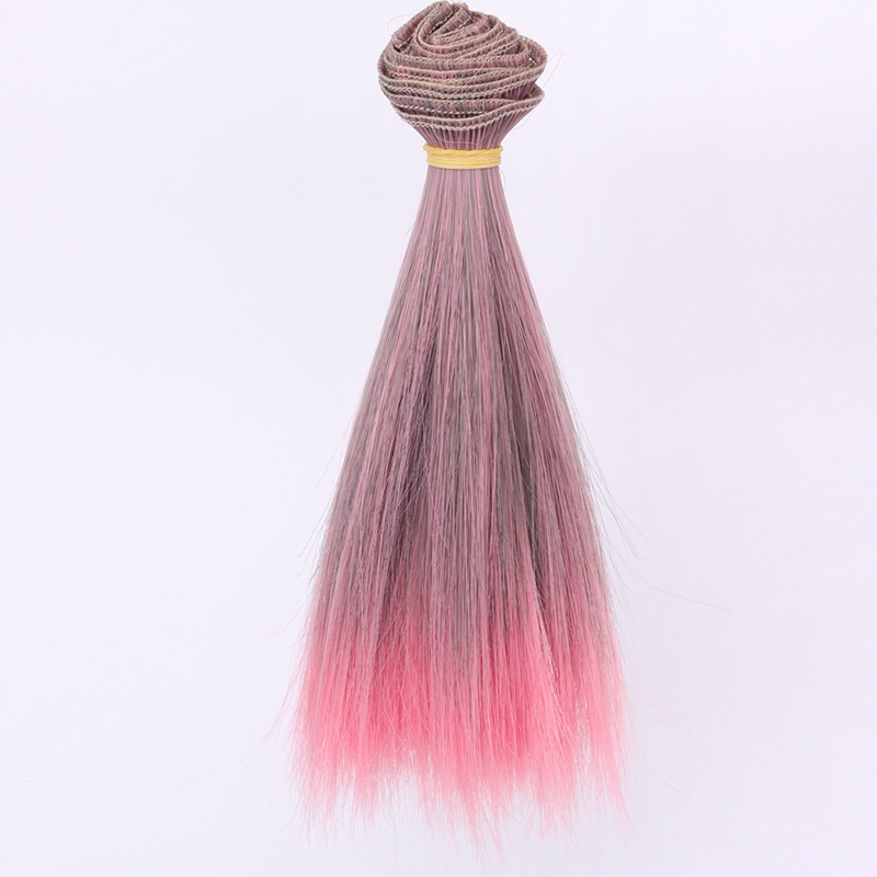 Adollya BJD Muñeca Accesorios De Pelo Moda Ombre 15cm Adecuado Todo El ...