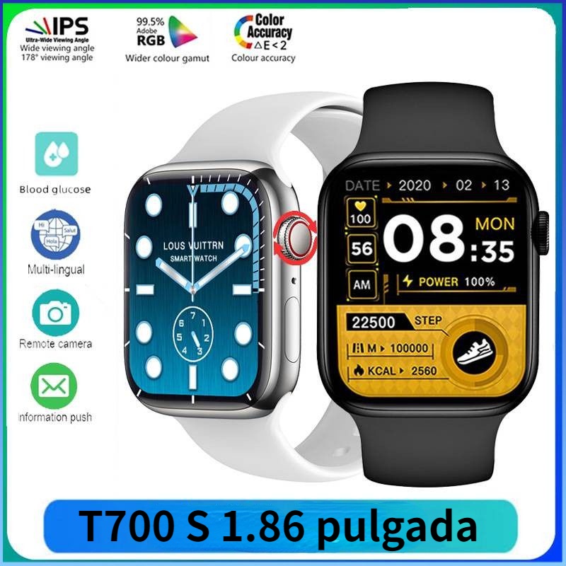 Smartwatch T700S IPS Hd 1.86 Pulgadas Pantalla A Color Reloj Inteligente Notificación De ...