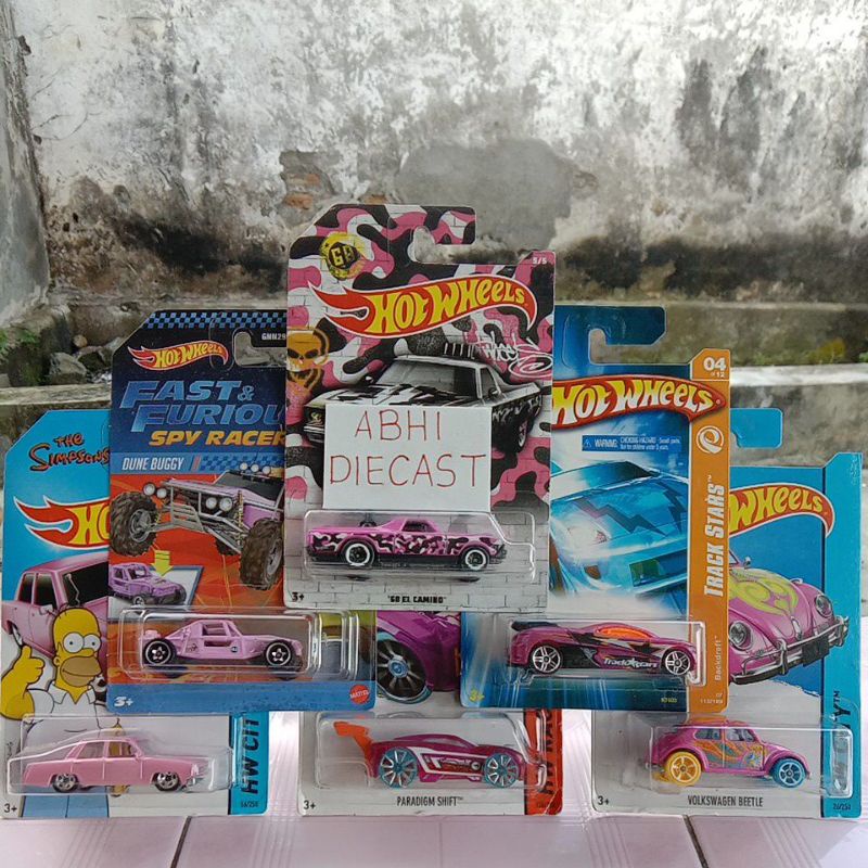 Hotwheels volkswagen escarabajo rosa los simpson rosa diecast hot ...