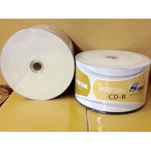 Cd-r Ritek Superficie Blanca Brillante Imprimible 52X/CDR | Shopee México