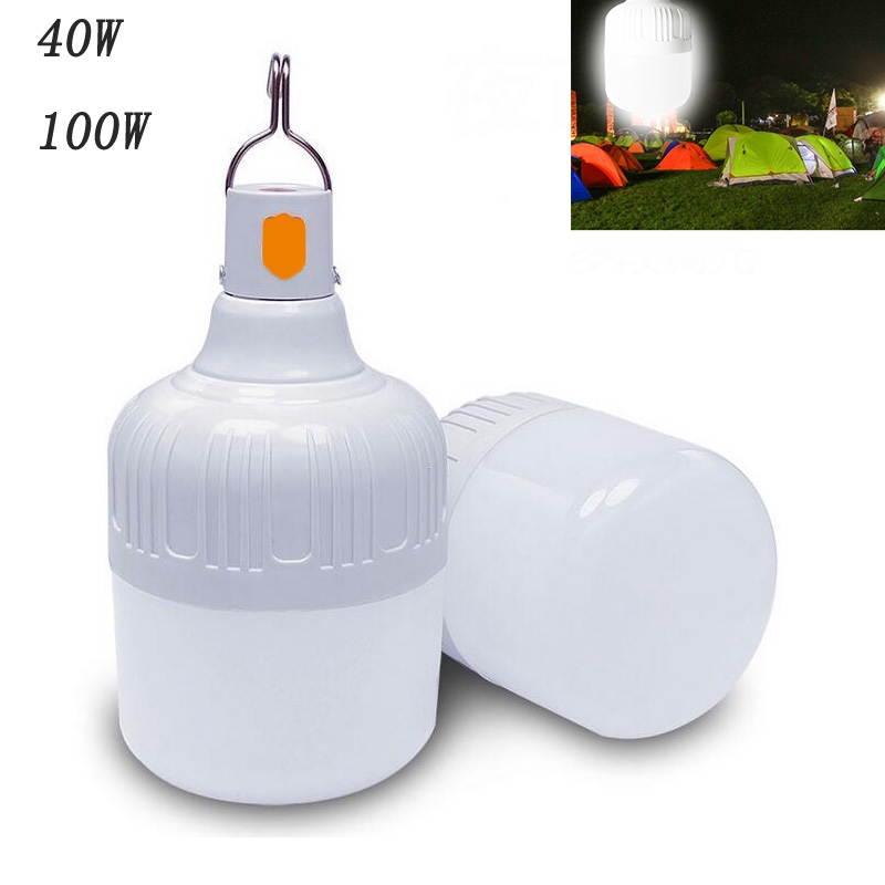 Bombilla Led USB Recargable Luz De Emergencia 40W | Shopee México