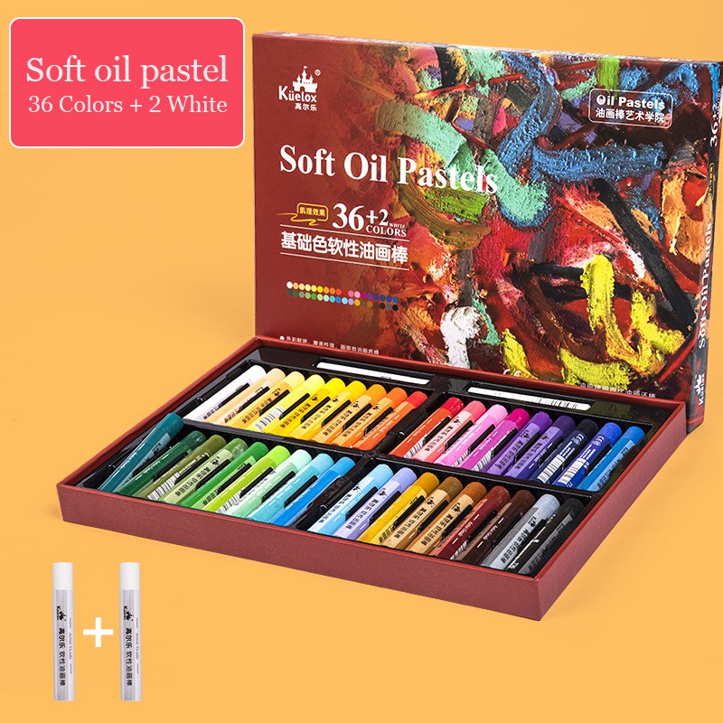 Juego De Pastel Al Óleo De 24/36/48 Colores , Pintura Profesional Suave ...