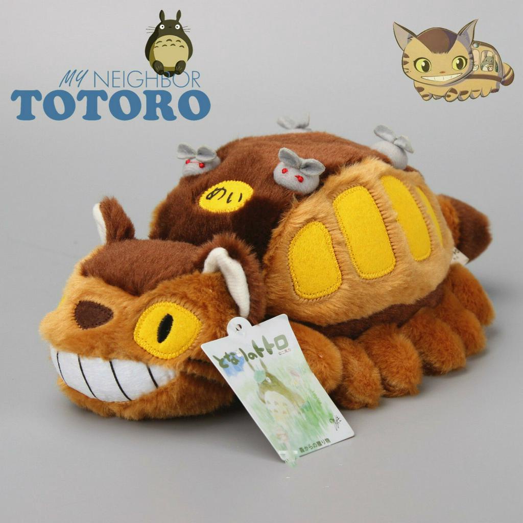 30cm Mi Vecino Totoro Gato Autobús Muñeca De Peluche Catbus Juguete ...
