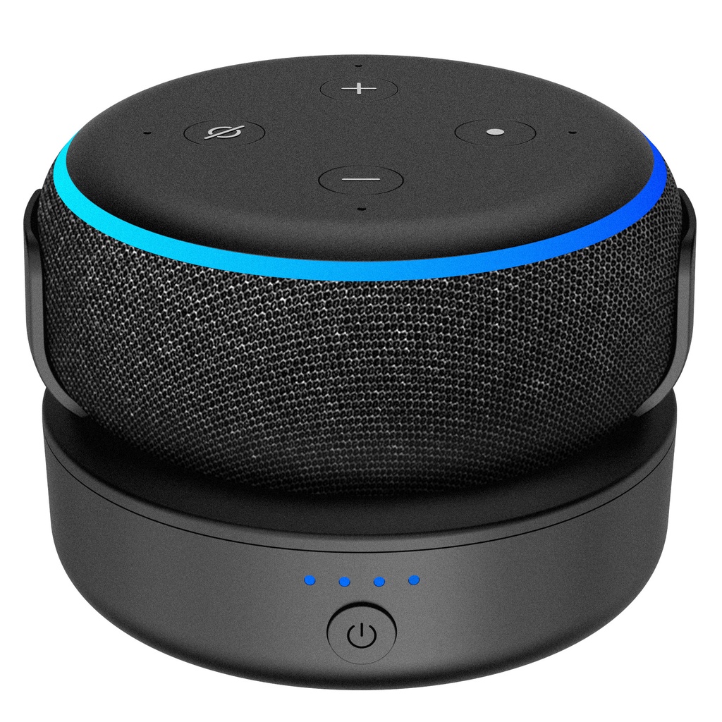 SOKUSIN Base De Batería Portátil Para Alexa Echo Dot 3a Generación ...