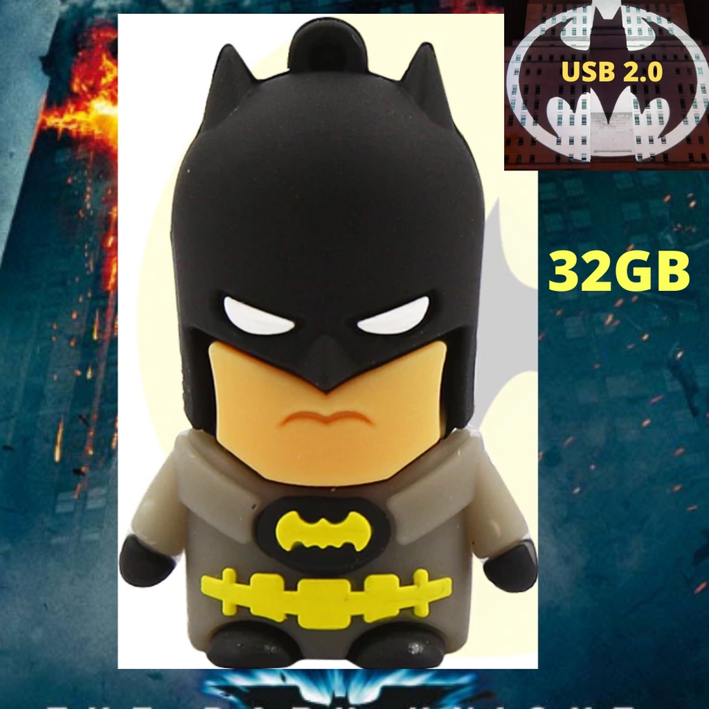 1GB 8GB 16GB 32GB 64GB 128GB Pendrive Batman USB Flash Drive U Disk 2.0 ...