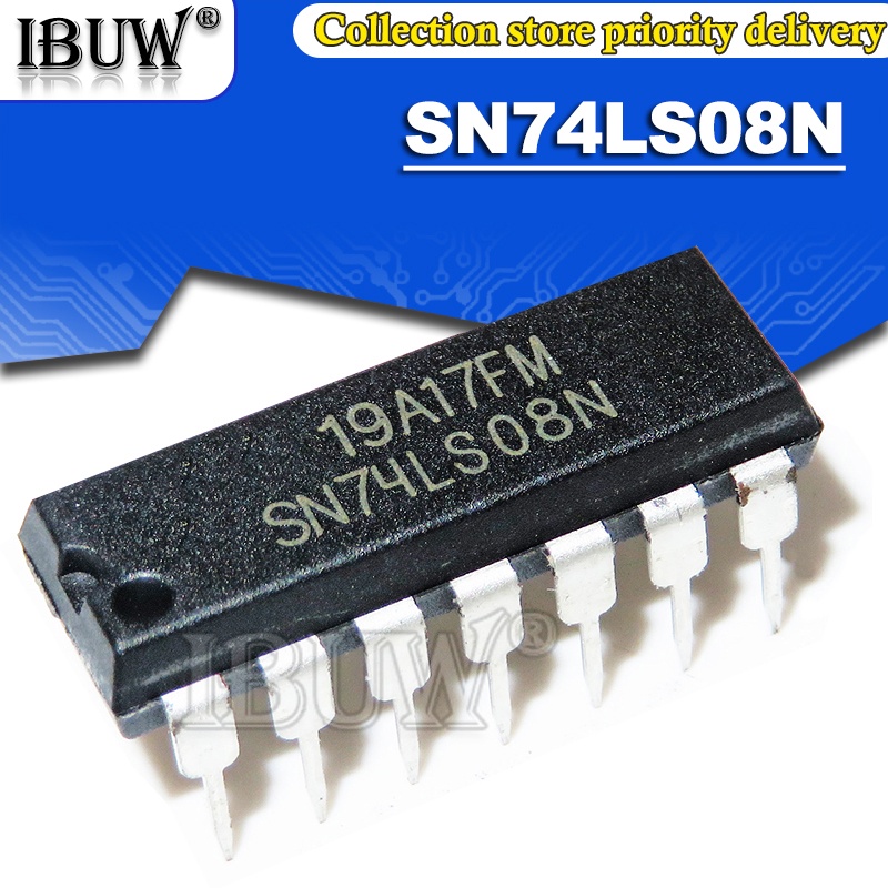 10PCS SN74LS08N DIP14 SN74LS08 74LS08N 74LS08 DIP Integrado IC | Shopee México