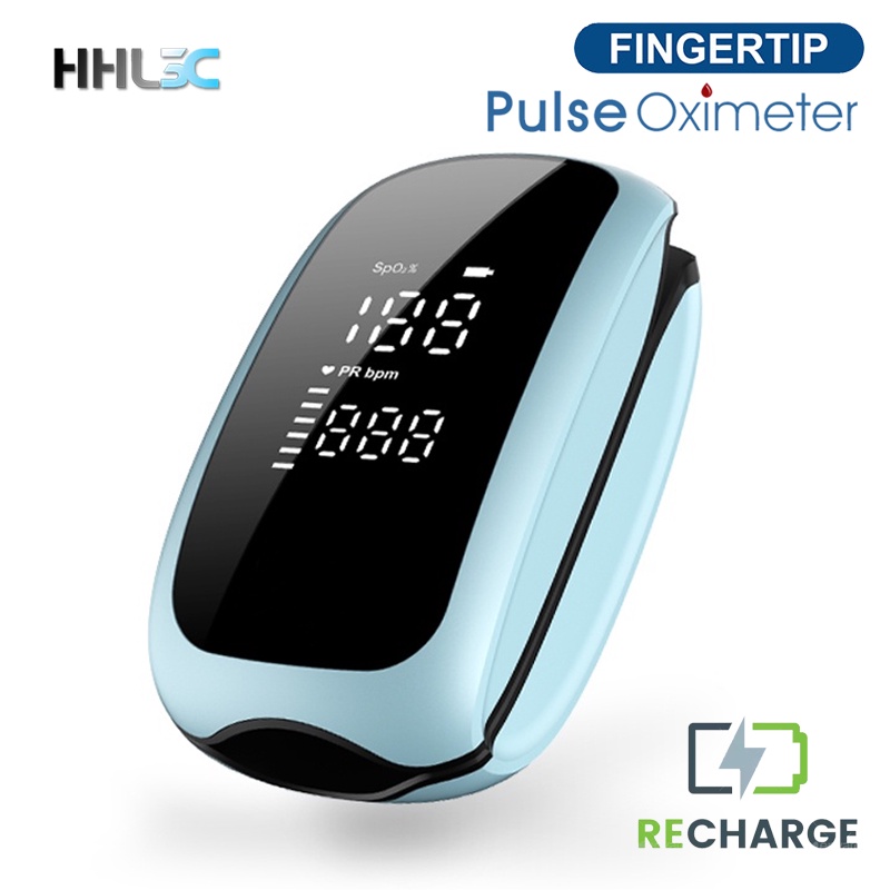 Oxímetro De Pulso De Dedo Pulsioximetro SpO2 PI Recargable Médico ...