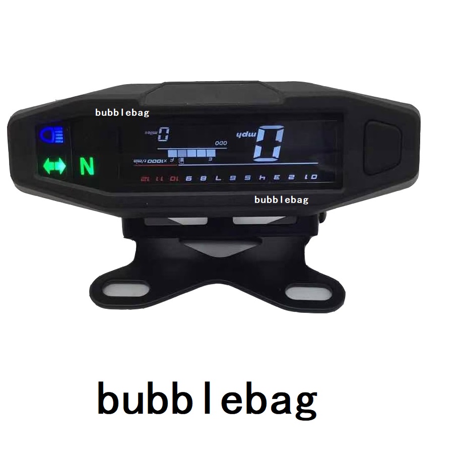 Para KR200 Universal Moto RPM Tacómetro Velocímetro Medidor De ...