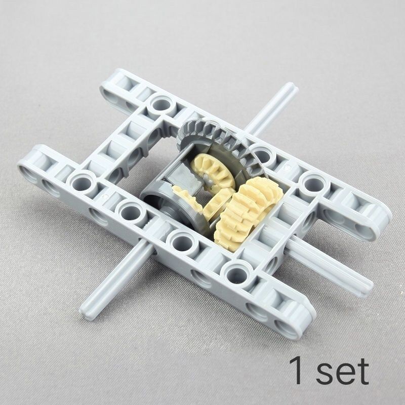 Bloques De Construcción De Partículas Pequeñas Caja Diferencial Engranaje Compatible Lego ...