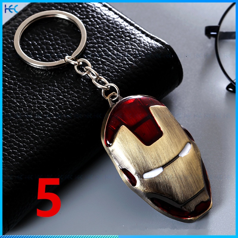 Marvel DC The Avengers Iron Man Spiderman Capitán América Liga De La Justicia Llaveros De Moda ...