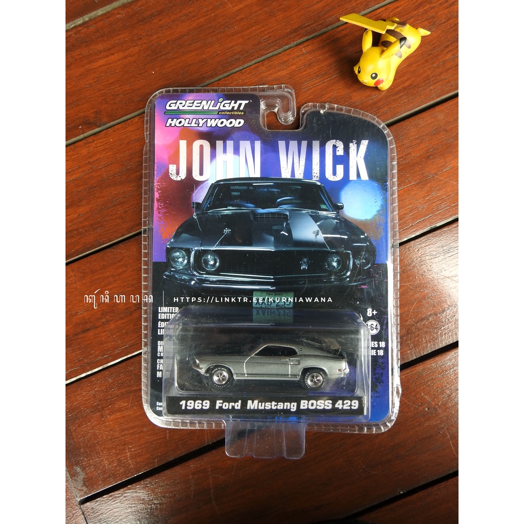 Greenlight John Wick 1969 Ford Mustang Bostang 429 GL Hollywood ...