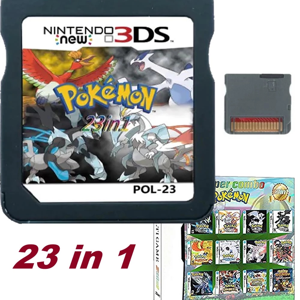 Nintendo DS 3DS 2DS NDSI NDSL NDS Lite Pokemon Consolas 23/208/468/482/486/488/500/502/520 En 1 ...