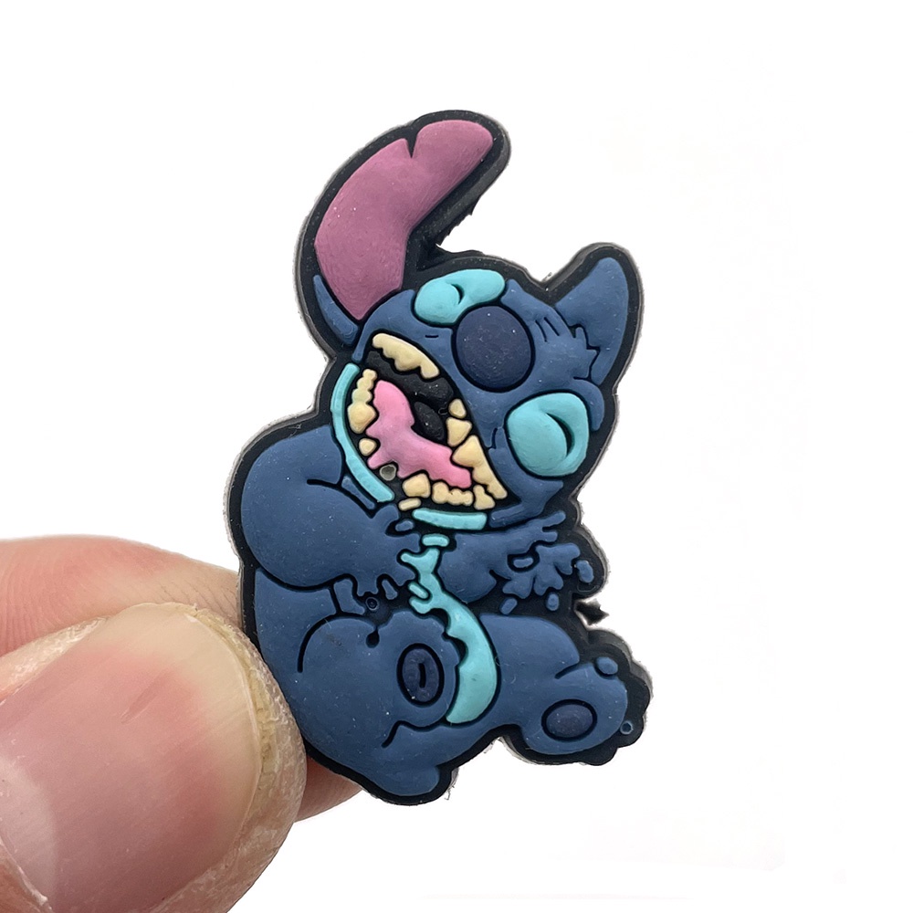charms Lindo De Dibujos Animados De Stitch Crocs Zapatos Encantos Pin ...