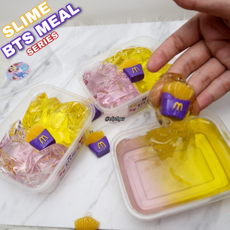 Slime BT21 MEAL X MCD SUPER 200GRAM SUPER CLEAR BEST de ELIPTOYS ...