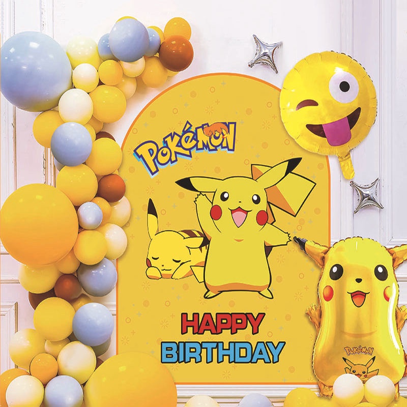 Pikachu Tema Fiesta Decoración Conjunto De Dibujos Animados Pokemon De ...