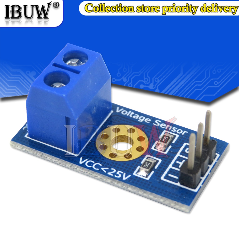 DC 0-25V Estándar Sensor De Voltaje Módulo De Prueba De Ladrillos ...