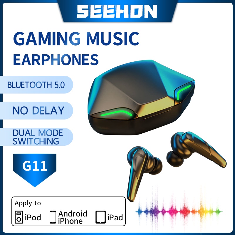 TWS G11 Auriculares bluetooth Para Juegos Inalámbricos De Baja Latencia ...