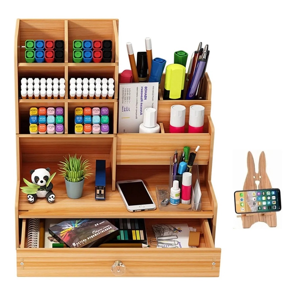 Organizadores Para Escritorio De Oficina Madera Escritorios | Shopee México