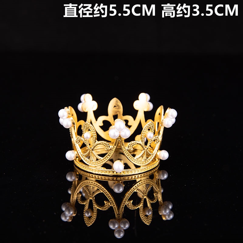 Corona Cake Topper Negro Cristal Adornos De Pelo Quee Princesa ...