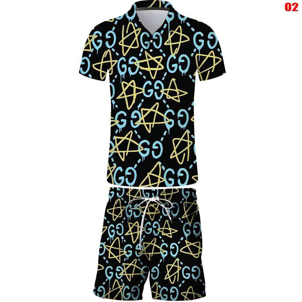 Gucci/boutique Ropa De Hombre 2021 Nuevos Hombres Impresos 3D POLO ...