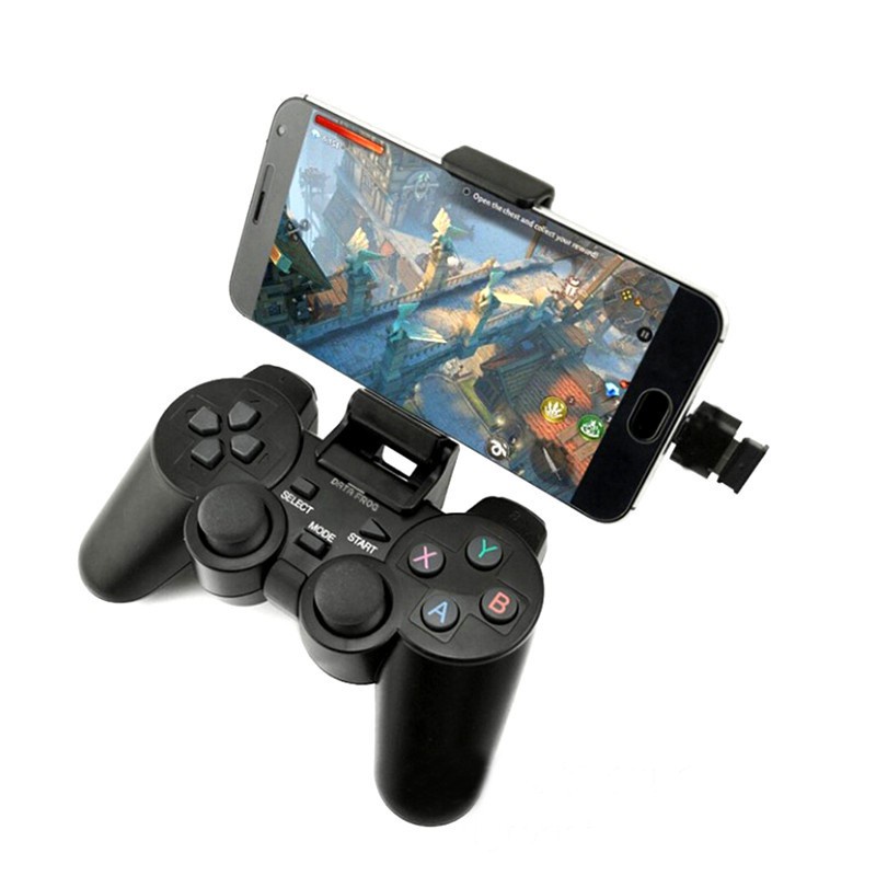 2.4GHz Inalámbrico Dual Joystick Control Gamepad Para PS3 PC TV Box ...