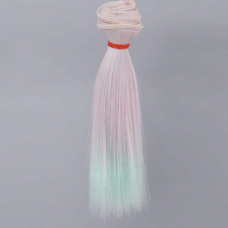 Adollya BJD Muñeca Accesorios De Pelo Moda Ombre 15cm Adecuado Todo El ...