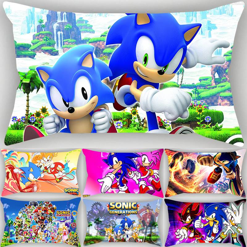 hot sonic the hedgehog-Funda De Almohada De Dibujos Animados , Diseño ...