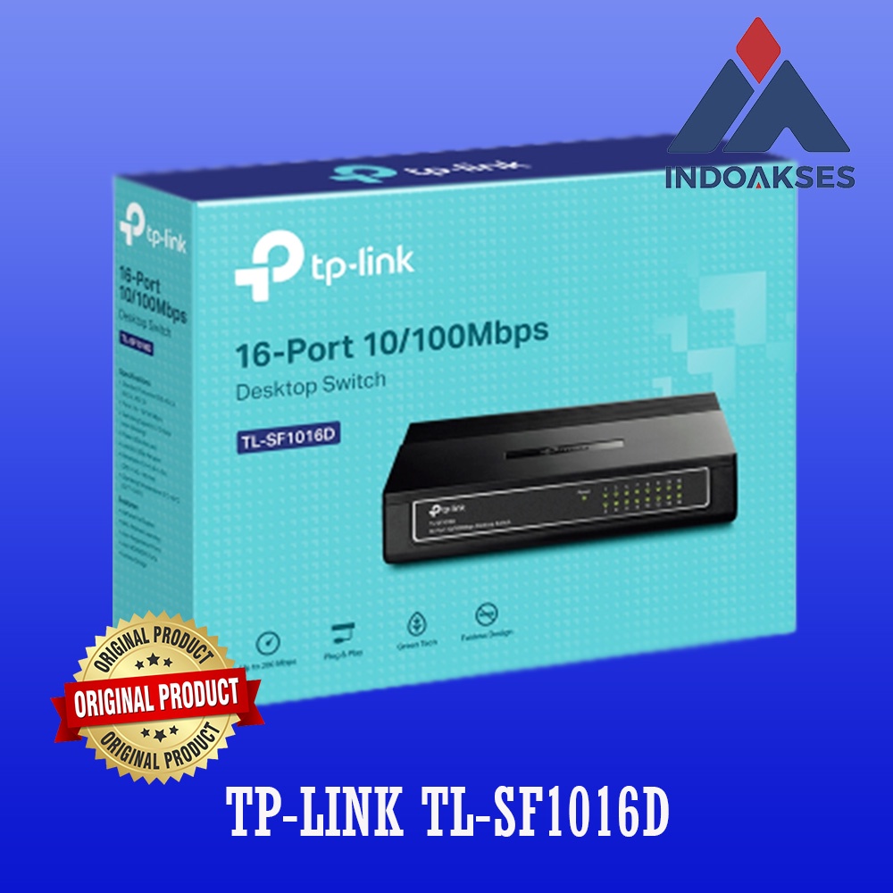 Tp-link TL-SF1016D 16 puertos /10/100Mbs TPLINK SWITCH 16 puertos Fast ...