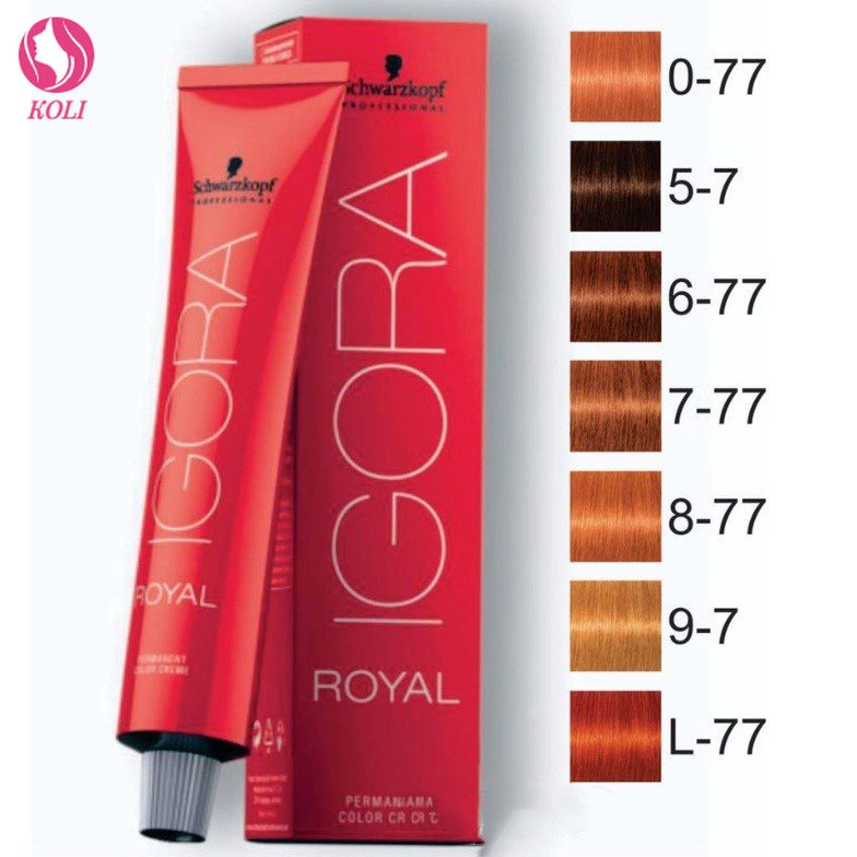 Schwarzkopf Professional IGORA Royal Coloring Red Hair Color 60g-Varios ...